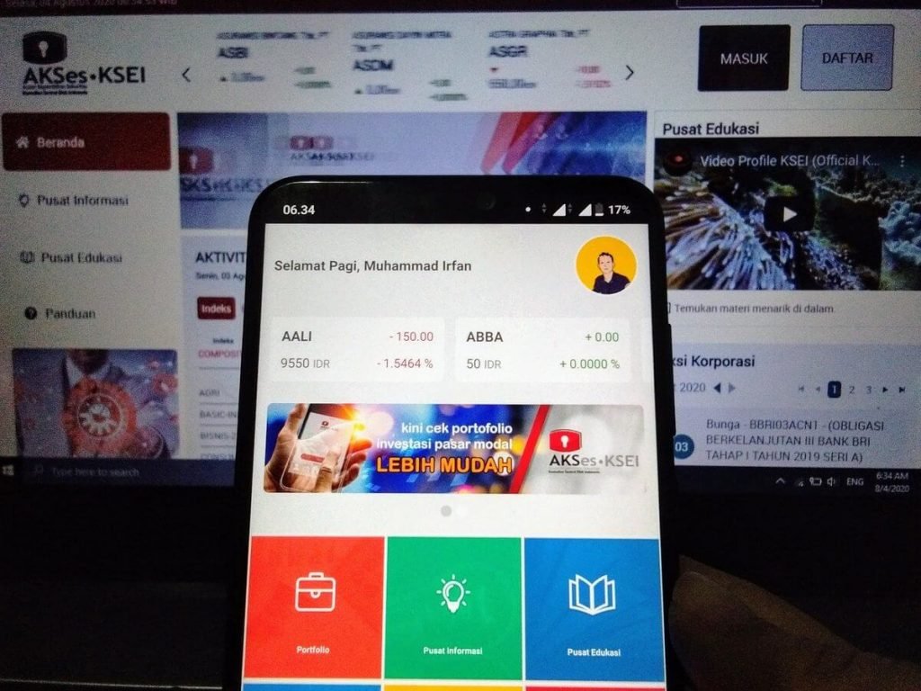 AKSes KSEI Mobile, Aplikasi untuk Cek Portfolio Investasi